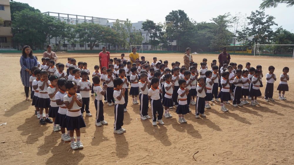 Adorable KG students - taips.edu.in