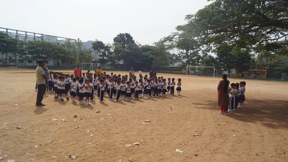 Adorable KG students - The Adhyayana International Public School