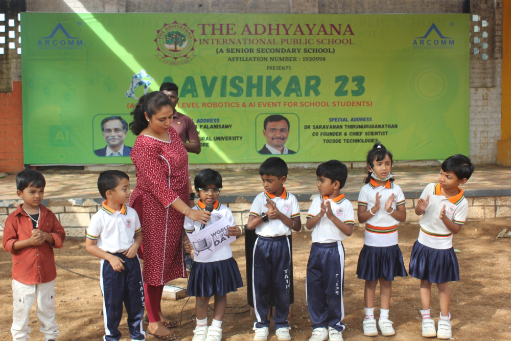 kindergarten School Assembly - The Adhyayana International Public School