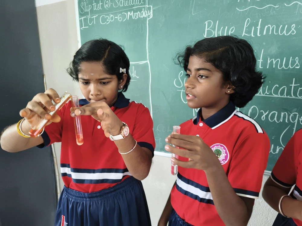 Acid-Base Indicator Test - The Adhyayana International Public School