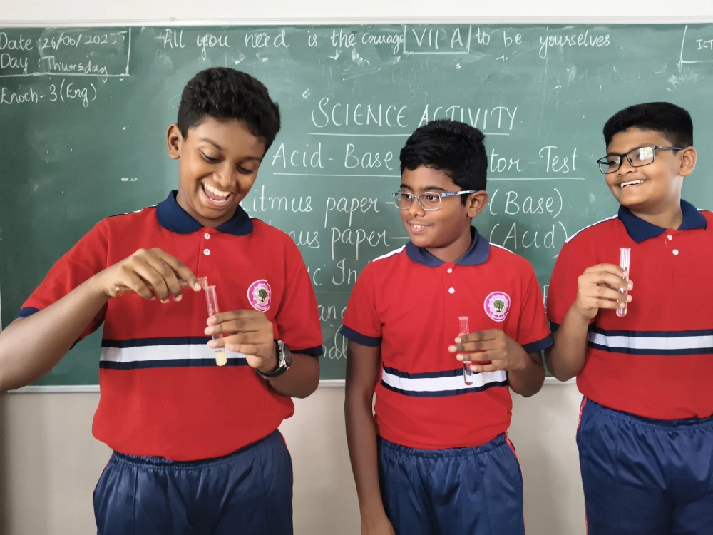 Acid-Base Indicator Test - The Adhyayana International Public School