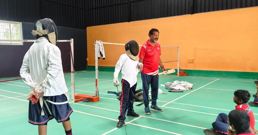 Fencing Sessions - The Adhyayana International Public School
