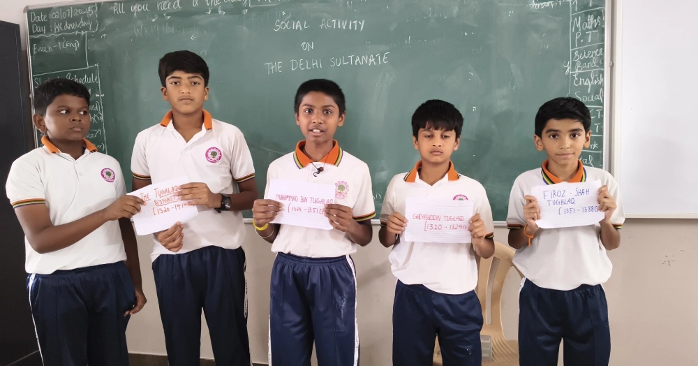Grade 7 classroom - The Adhyayana International Public School